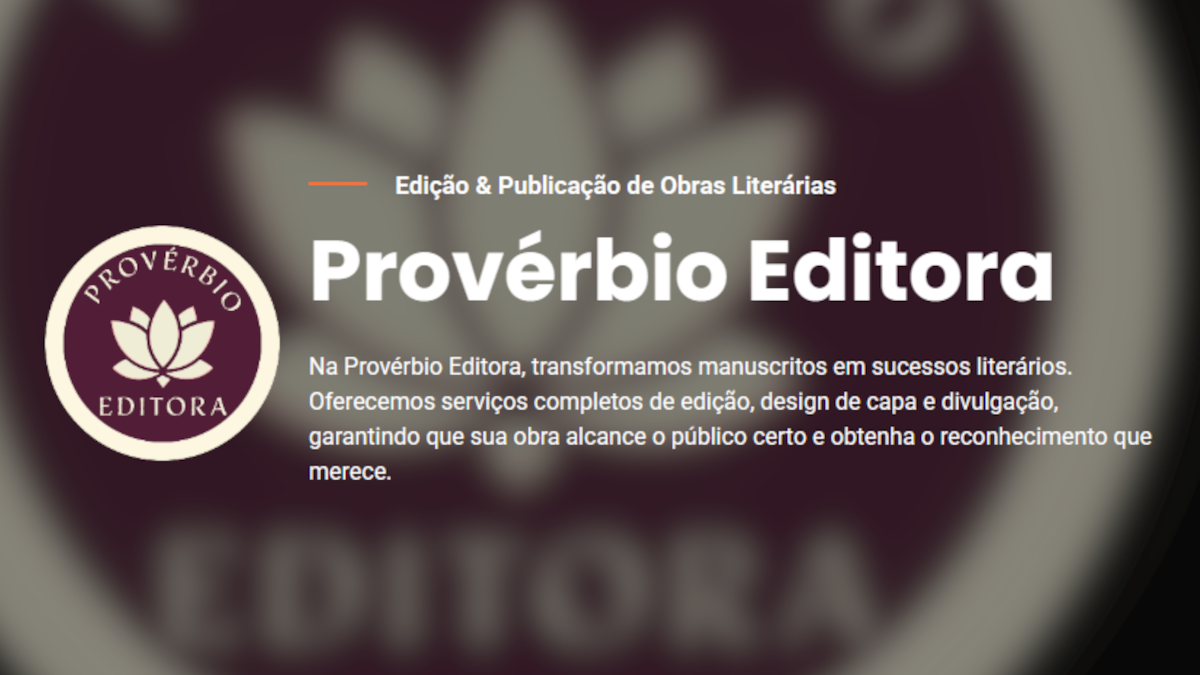 Home - Provérbio Editora